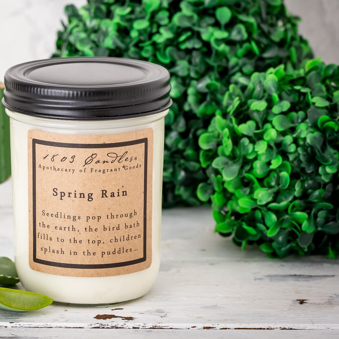 Soy Candle Spring Rain. 1803 Candles - Best Scented Soy Candles!