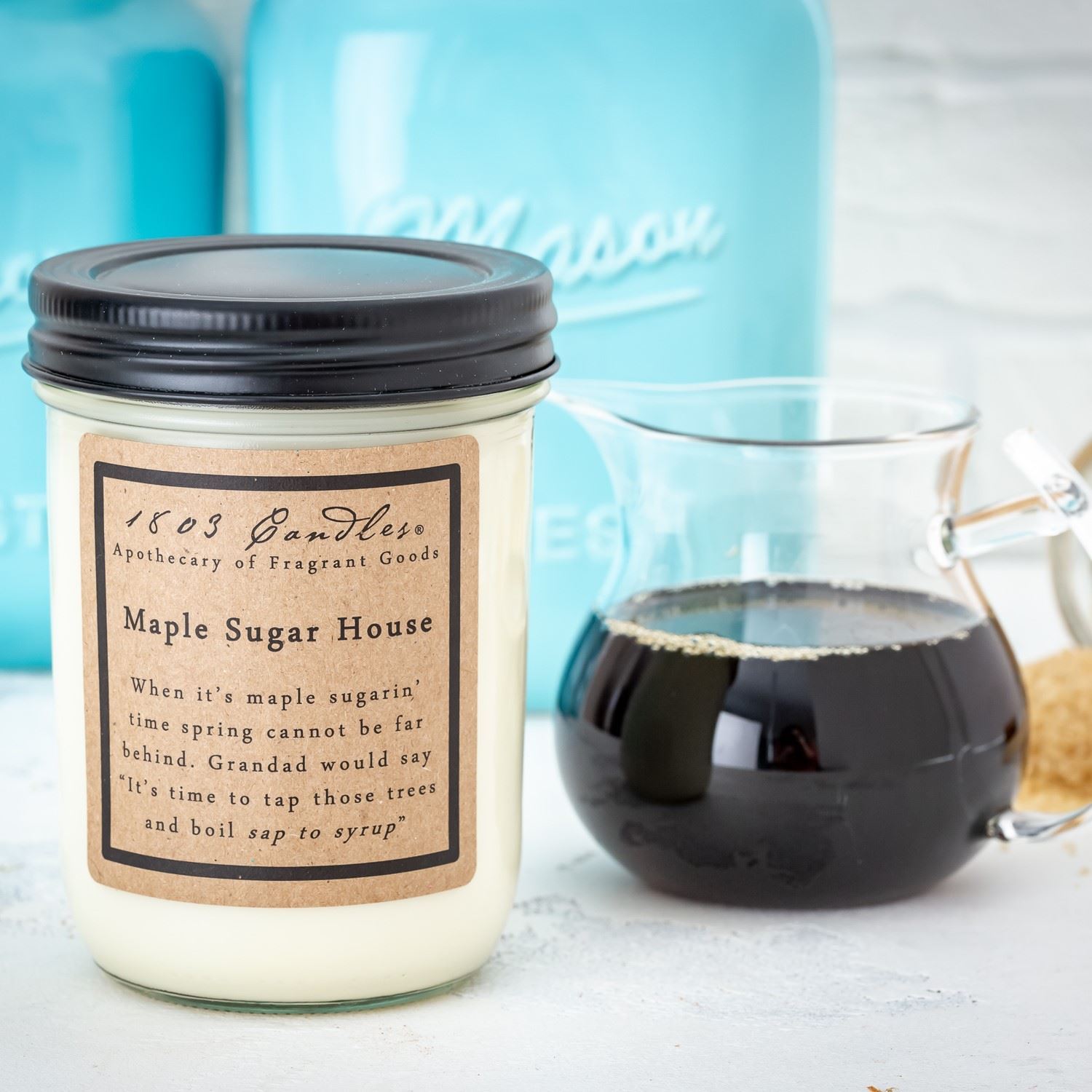 Maple Sugar House Soy Candle. 1803 Candles - Best Scented Soy Candles!