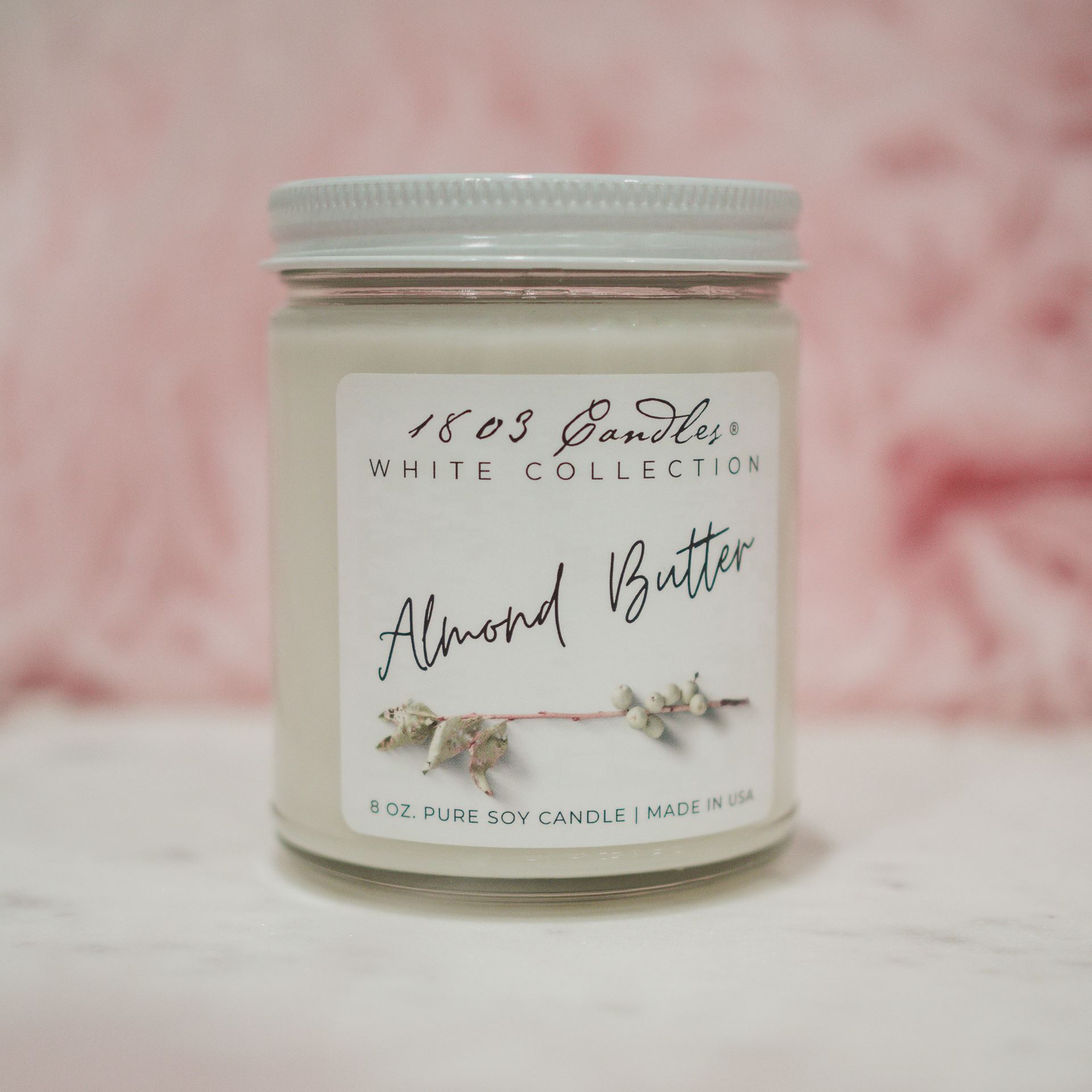 Almond Butter Soy Candle. 1803 Candles - Best Scented Soy Candles!